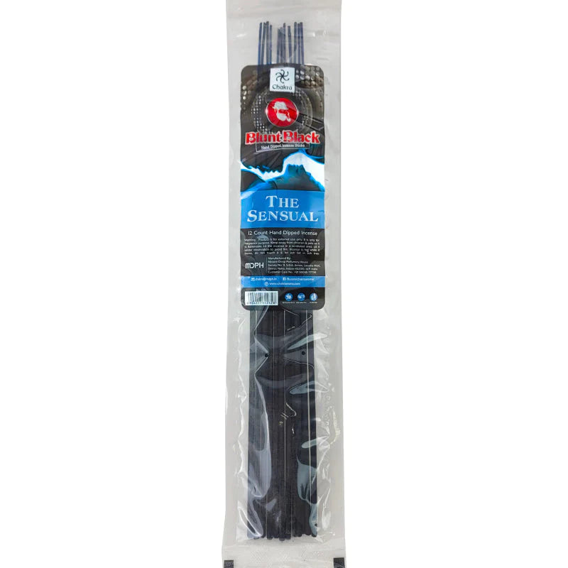 Blunt Black Incense Sticks 11"- The Sensual, 12 Stick-Pack