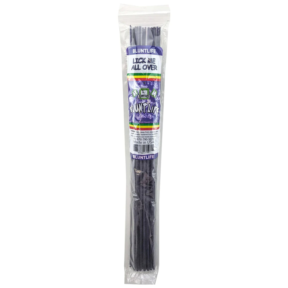 BluntLife Incense Sticks 19"- Lick Me All Over, 30-Stick Pack